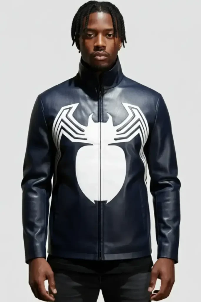 Spiderman Venom Leather Jacket For Men | Zed Jackets